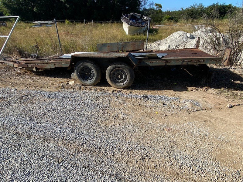 Heavy Duty Rusty Car Trailer Auction (0005-7044782) | Grays Australia