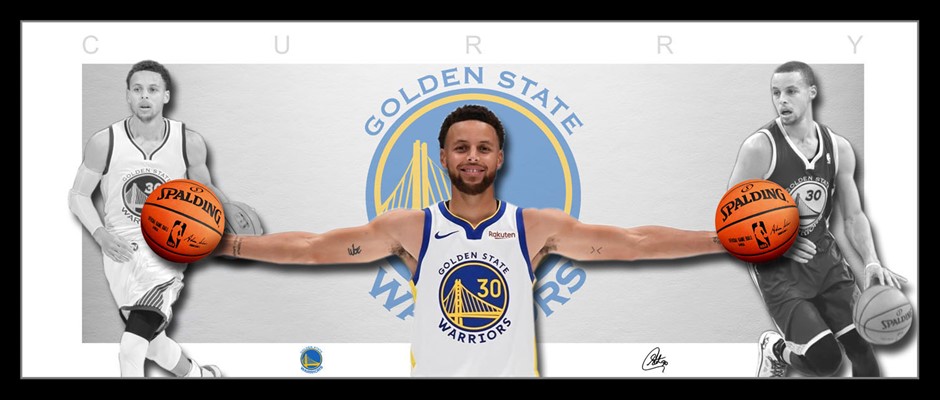 Steph Curry Double Trouble Wings - Framed Auction (0015-2187798 ...