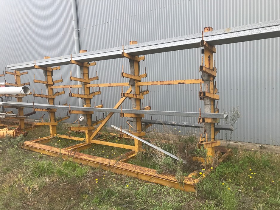 1x Steel Fabricated 5 Tier Stocks Rack Auction (0023-3025417) | Grays ...