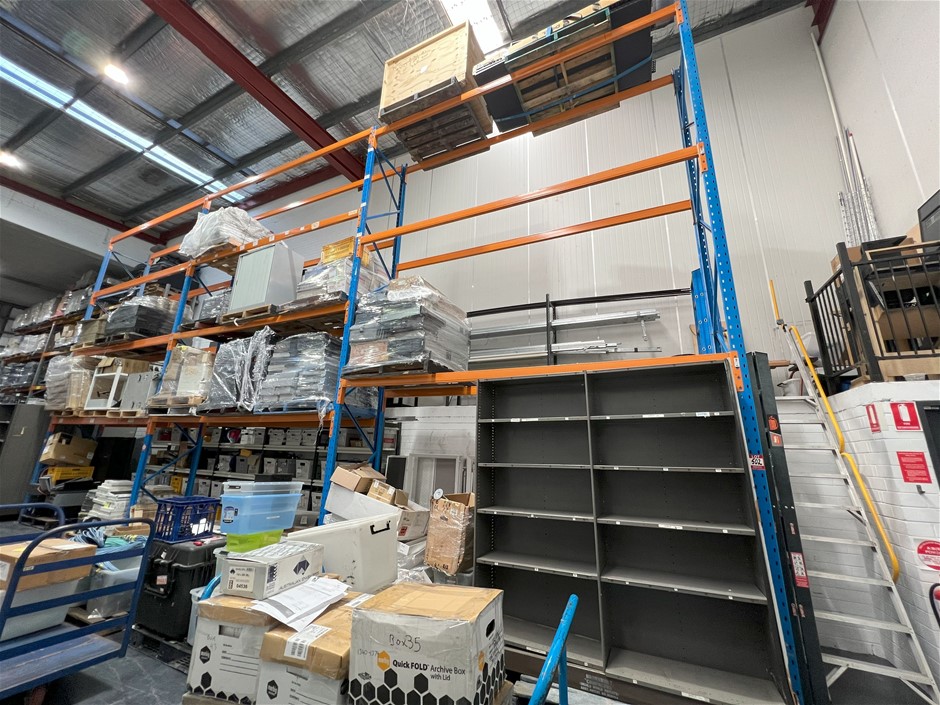 Qty 3 x Bays x BV High Reach Pallet Racking Auction (0502-5052741 ...