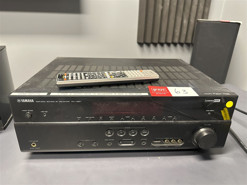 YAMAHA Sound RX-V667 AV Receiver Auction (0063-5052744) | Grays Australia