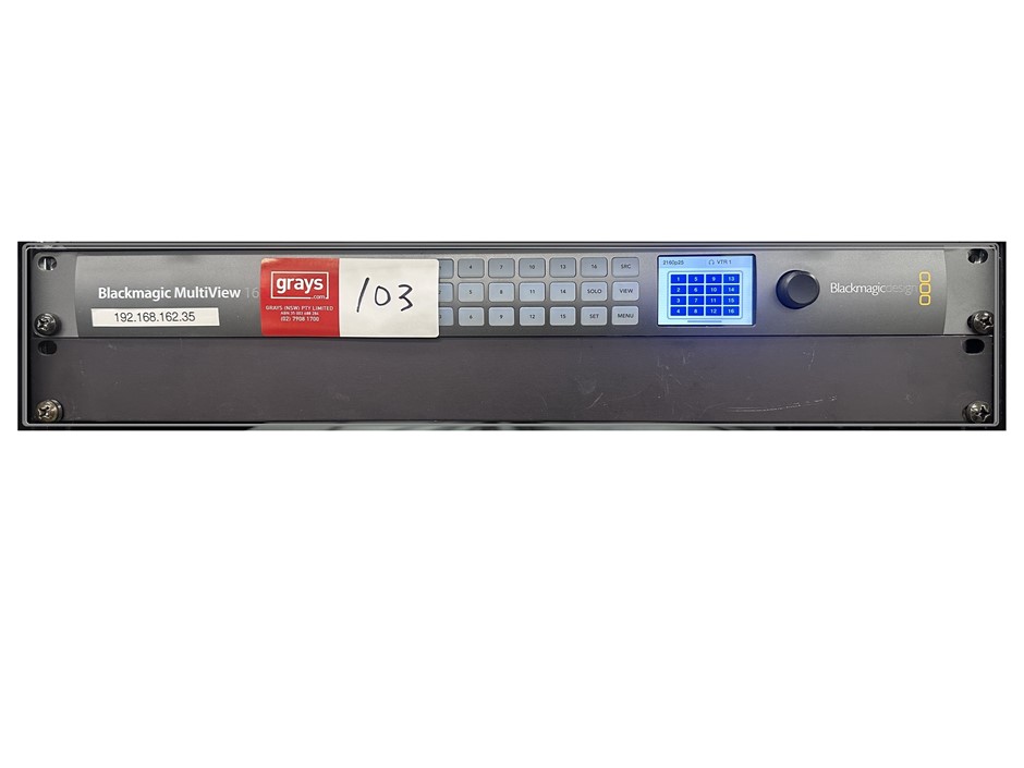 BLACKMAGIC DESIGN Multiview 16 Auction (0103-5052744) | Grays Australia