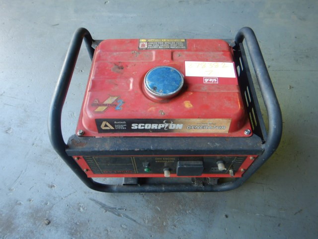 Scorpion DY1000L Generator Auction (0002-8017279) | Grays Australia