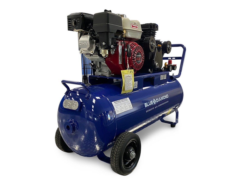 Unused Genesys Petrol Powered 6.5HP 145 PSI Air Compressor (AC100080 ...