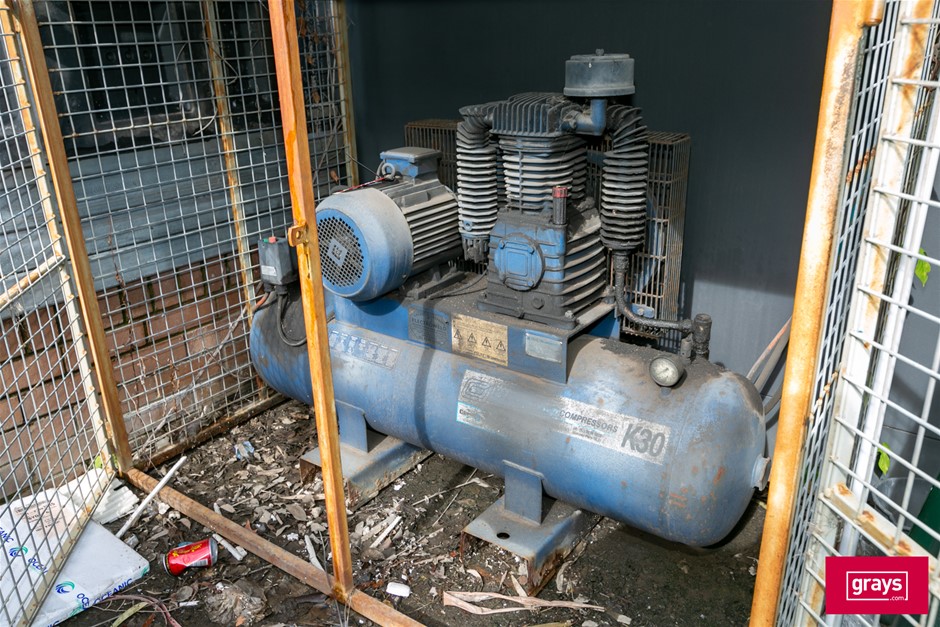 Pilot Air K30 Air Compressor with Outdoor Shelter Auction (0016-5052742 ...