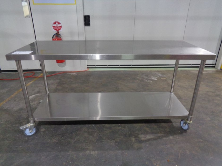 Stainless Steel Prep Bench, Auction (0021-5052783) | Grays Australia