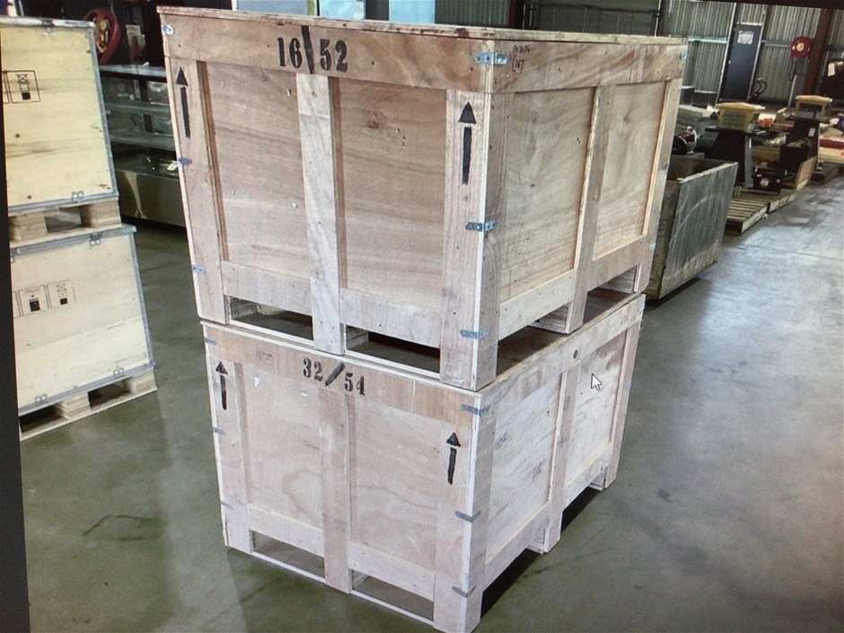 Timber Storage Crates Auction (0087-8017318) | Grays Australia