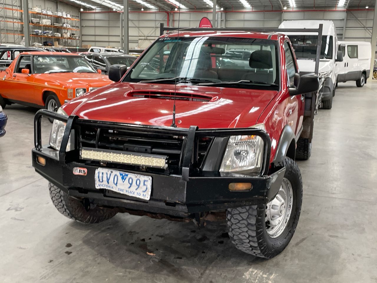 2007 Holden Rodeo LX 4X4 TD RA Turbo Diesel Manual Cab Chassis Auction ...