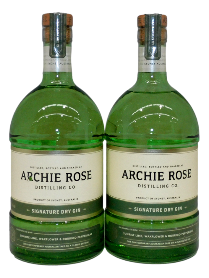 Archie Rose Signature Dry Gin (2x 700mL) Auction (0004-10722884 ...