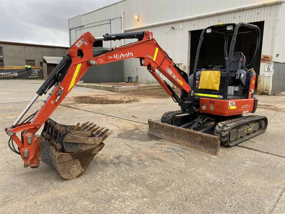 Kubota U35-4 Hydraulic Excavator Auction (0003-3025605) | Grays Australia