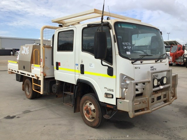 2018 Isuzu NPS 4x4 4 x 4 Tray Body Truck Auction (0010-9041684) | Grays Australia