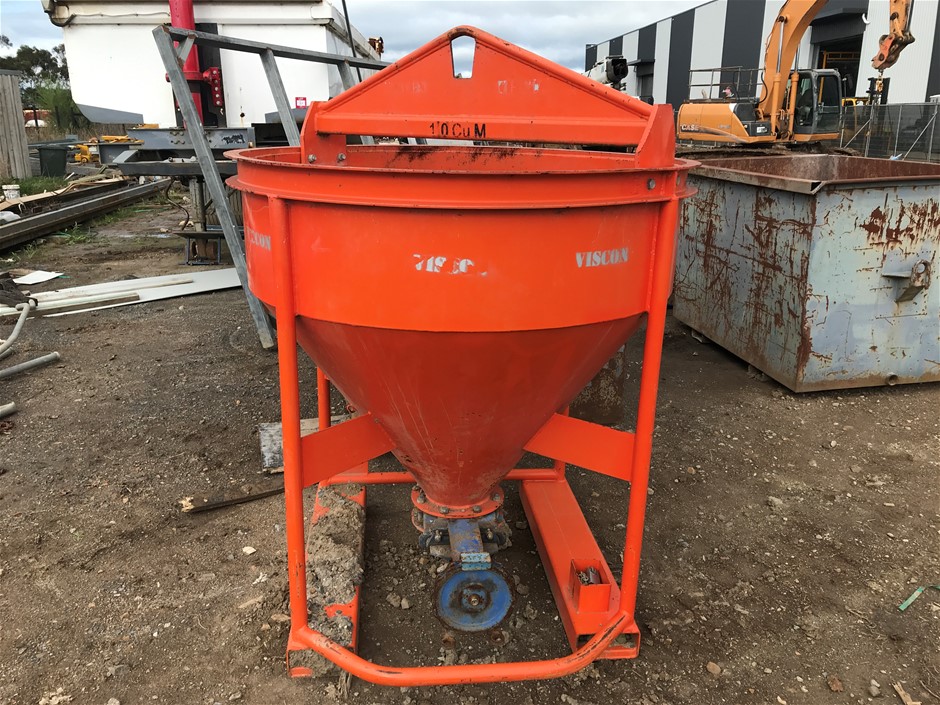 1x Steel Fabricated Concrete Hopper Auction (0022-3025501) | Grays ...