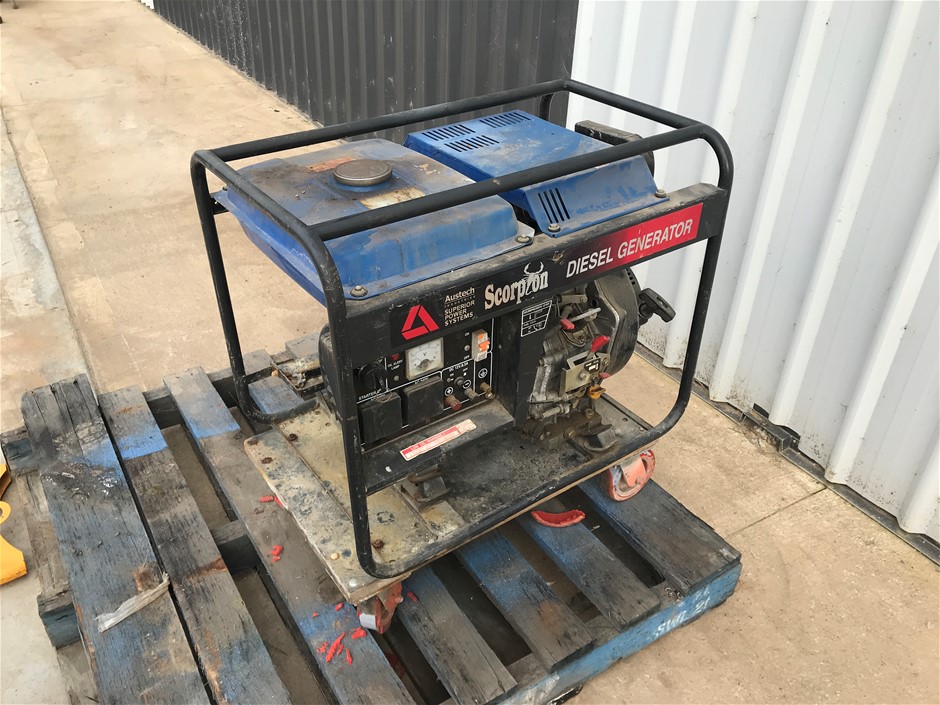 1x Scorpion Diesel Generator Auction (0027-3025501) | Grays Australia