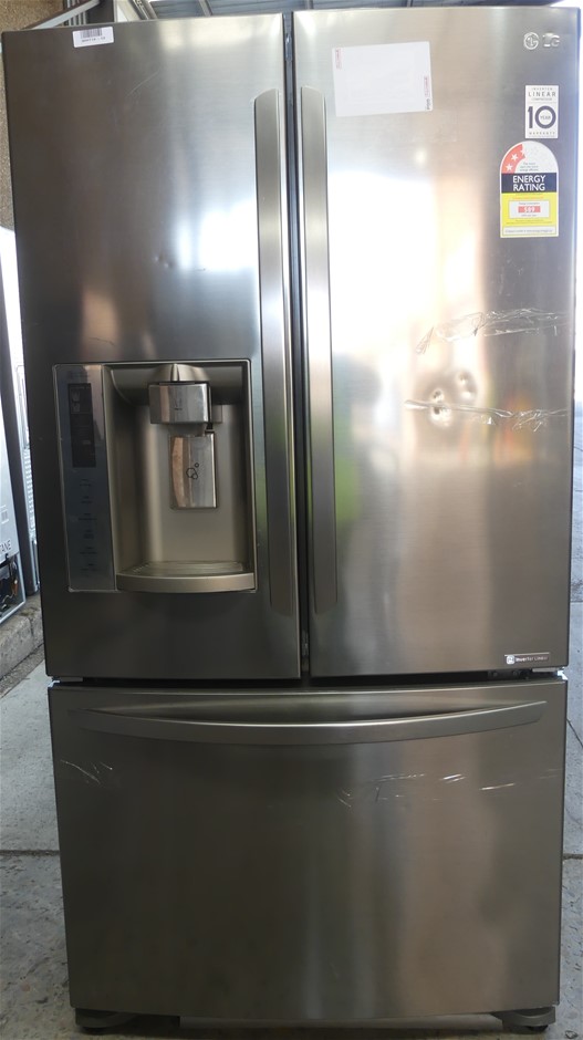 LG GF-L613PL 613L French Door Fridge Auction (0010-2554237) | Grays ...
