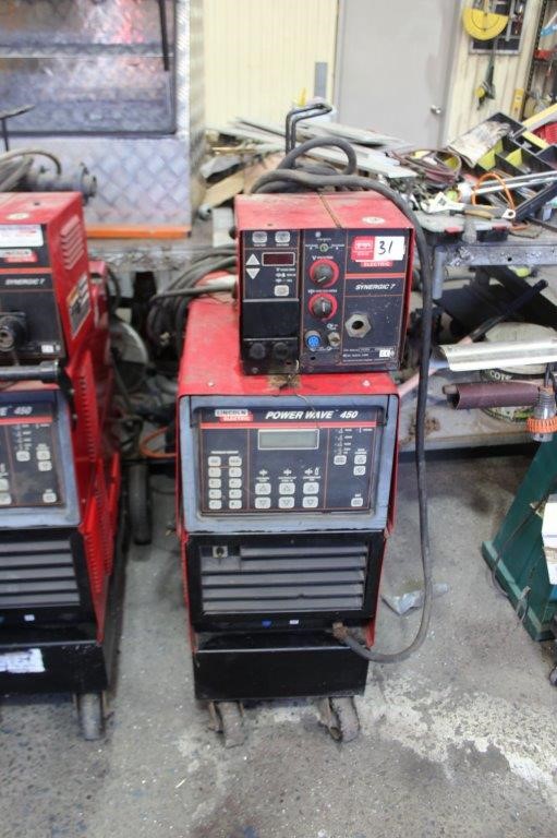 Lincoln Power Wave 450 Mobile Mig Welder