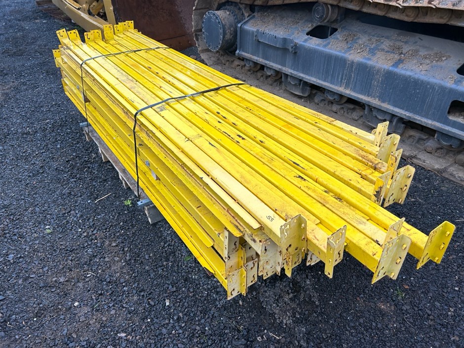 55 x Assorted Pallet Racking Beams Auction (0017-3025949) | Grays Australia