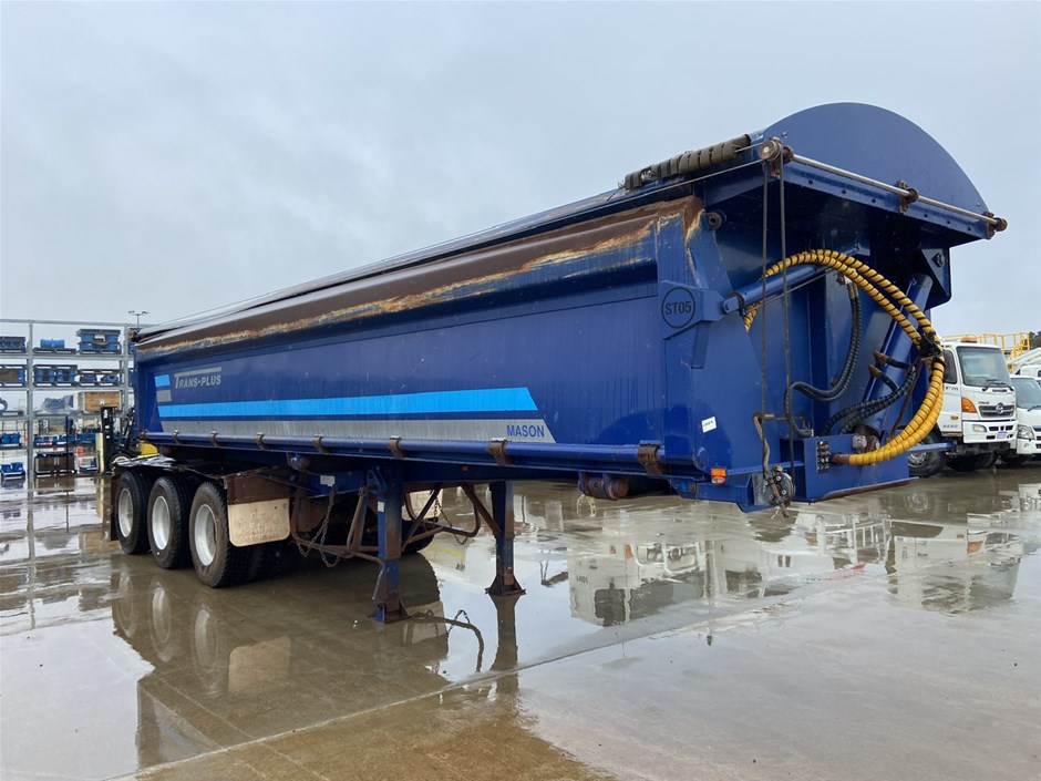 2010 Howard Porter Hp-TR1470 Triaxle Side Tipper Trailer Auction (0009 ...