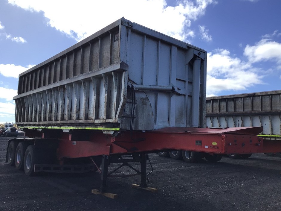 2010 J. Smith & Sons 85T Triaxle Side Tipper Lead Trailer Auction (0018 ...