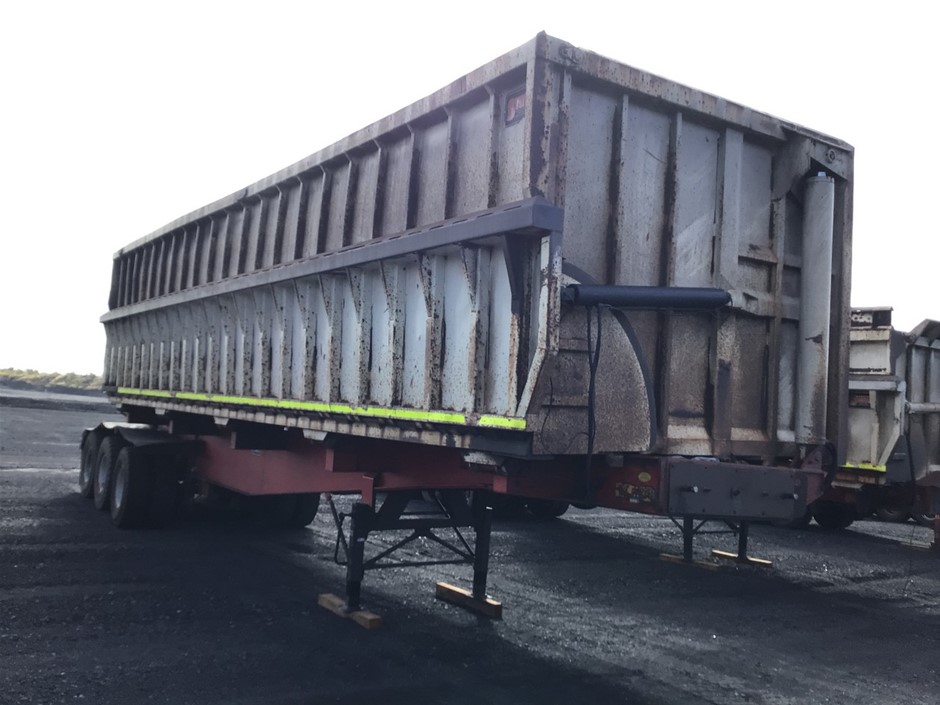 2009 J. Smith & Sons 115T Triaxle Side Tipper Trailer Auction (0016 ...