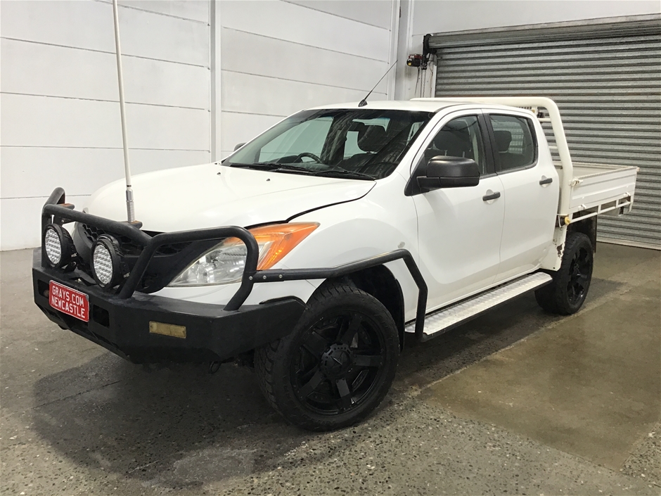 2012 Mazda BT-50 4X4 XT Turbo Diesel Manual Crew Cab Chassis Auction ...