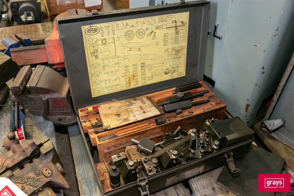 Impero Lathe Quick Change Tool Post Set Auction (0069-5052820) | Grays ...