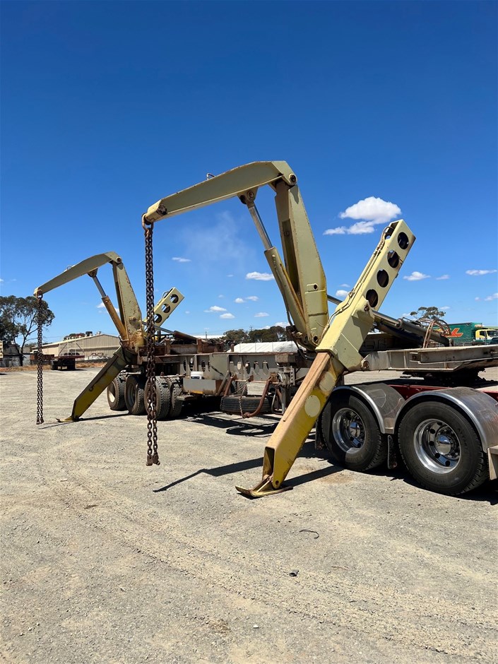 1986 Steel Bros SBS 2933 Triaxle Side Lifter Trailer Auction (0001 ...