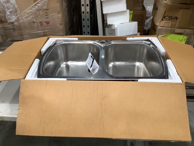 Twin Stainless Steel Sink Auction (0023-9042286) | Grays Australia