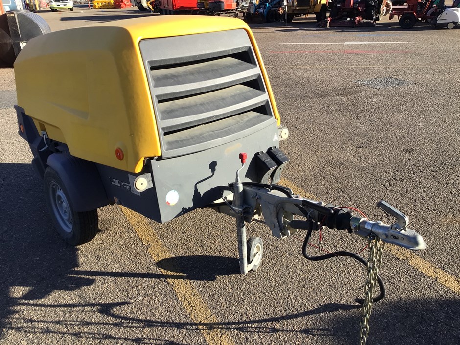 Atlas Copco XAS98 KD Trailer Mounted Compressor Auction (0327-7044966 ...