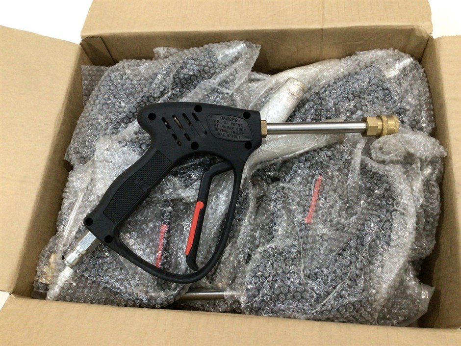 12 x Unused 5000PSI Trigger Guns with 6” Lanse Assy (WP400012) Auction ...