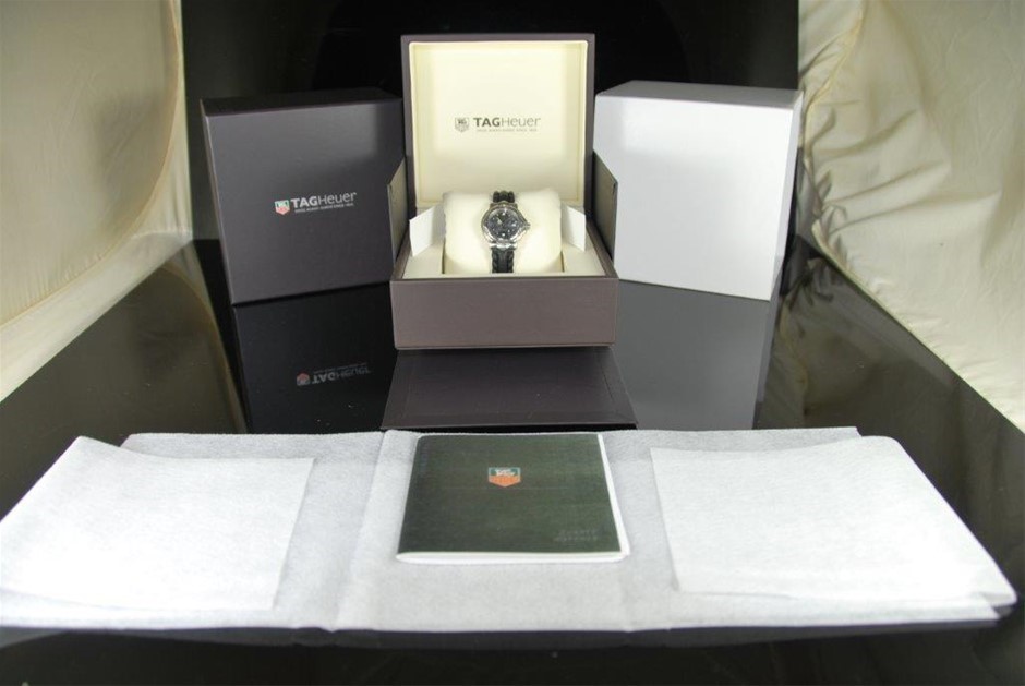 Ladies Limited Edition Tag Heuer Ayrton Senna wristwatch with a silver ...