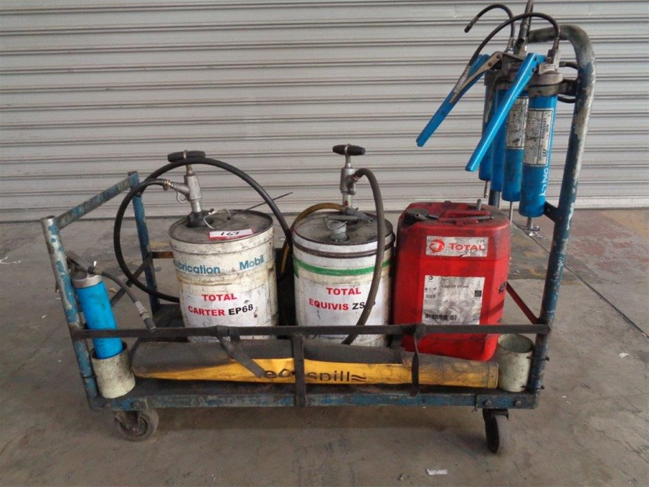 Mobile Lube & Grease Trolley Auction (0167-9042299) | Grays Australia