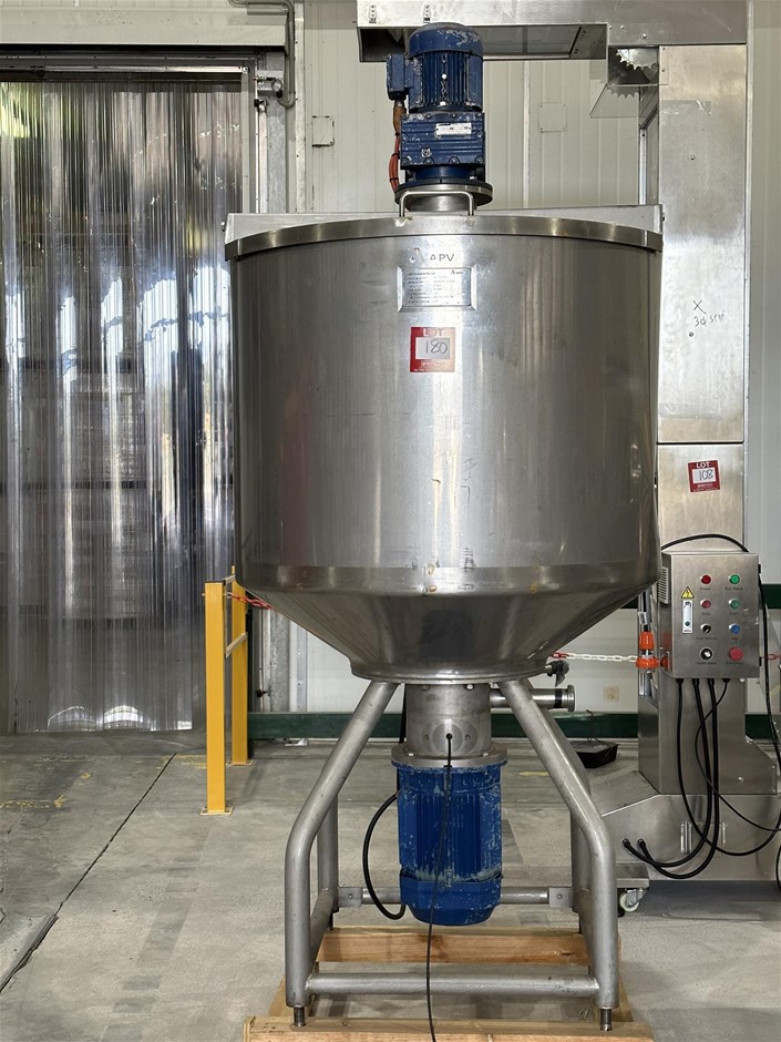 APV Multiverter high speed mixing tank Auction (0180-3025862) | Grays ...