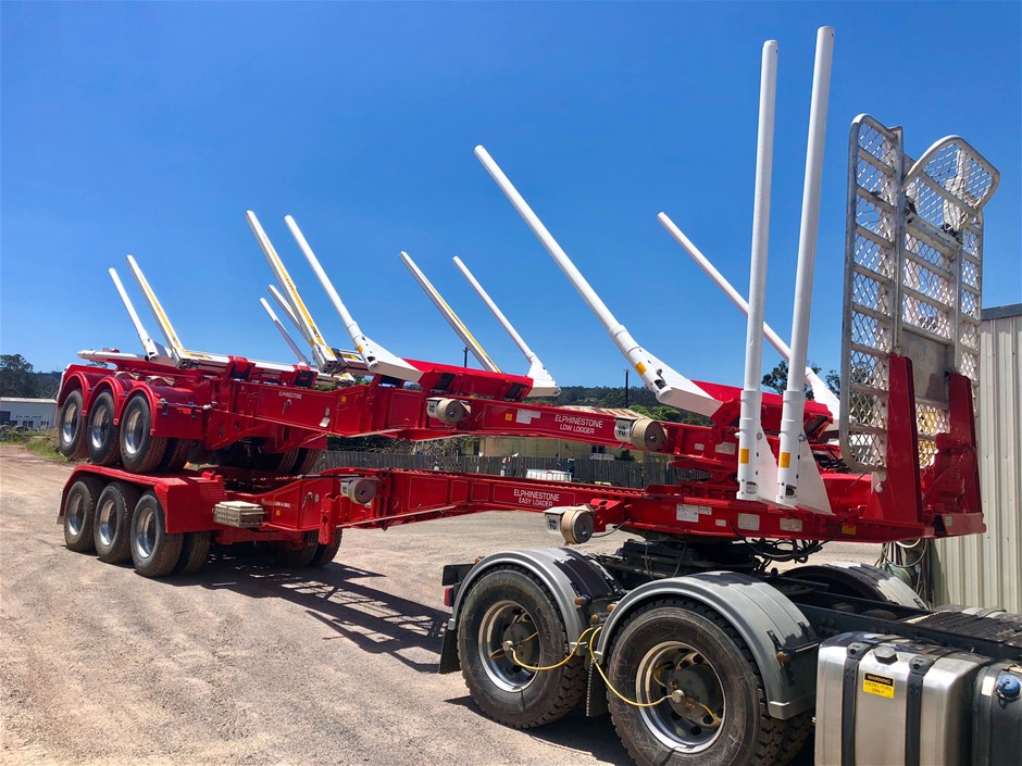 Elphinstone Triaxle Logging B Double Trailer Combinations