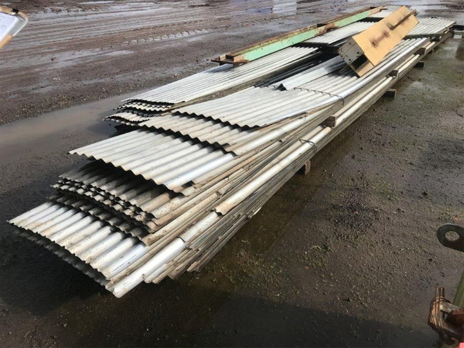 Large Quantity of Corrigated Iron Sheets, 56 x 10m long Auction (0096 ...