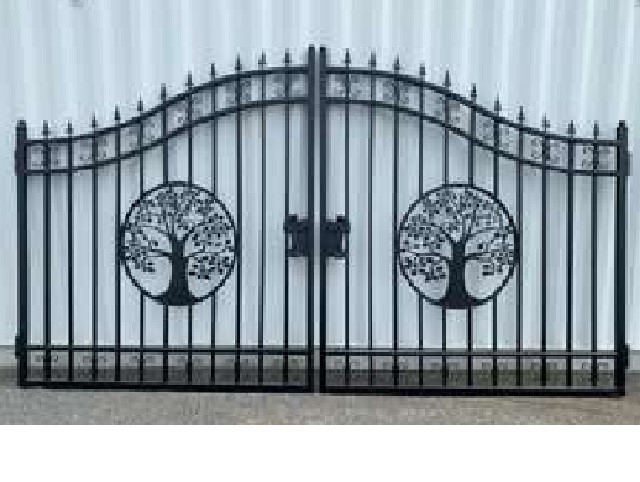 Unreserved Unused 14ft Wrought Iron Gates