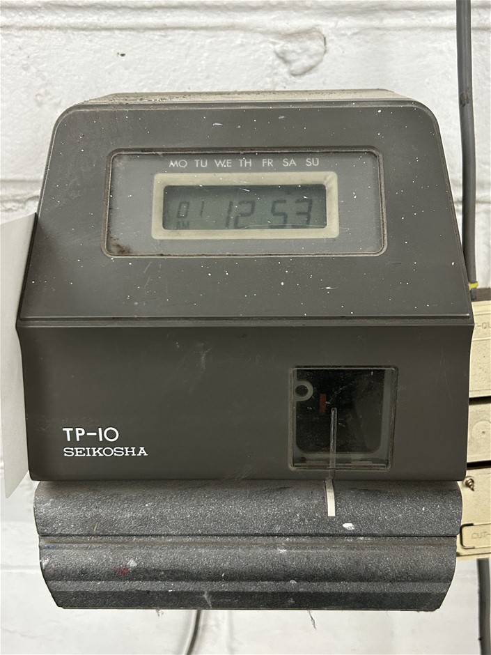 SEIKOSHA TP-10 Payroll Bundy Clock Auction (0230-5053265) | Grays Australia