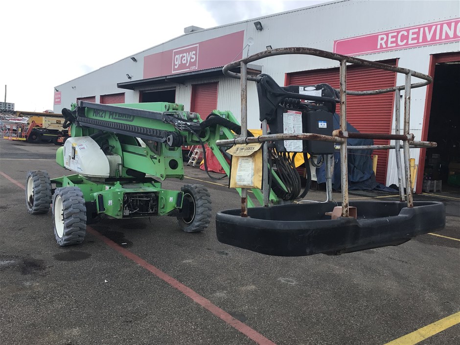 2010 Nifty HR21 Hybrid Knuckle Boom Lift Auction (0136-7045714) | Grays ...