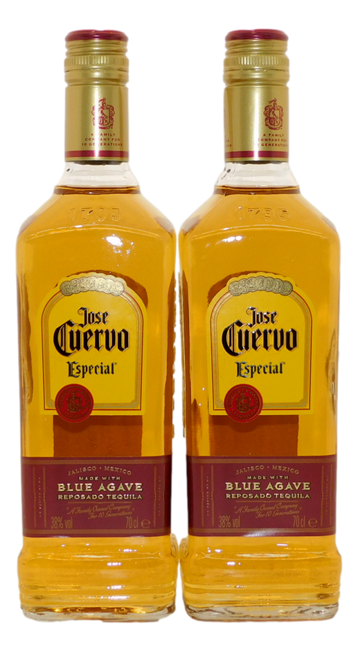 Jose Cuervo Especial Blue Agave Reposado Tequila (2x 700mL) Mexico ...