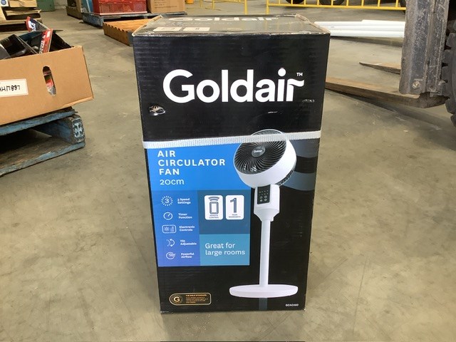 Goldair 20cm Circulator Fan Auction (0027-9044967) | Grays Australia