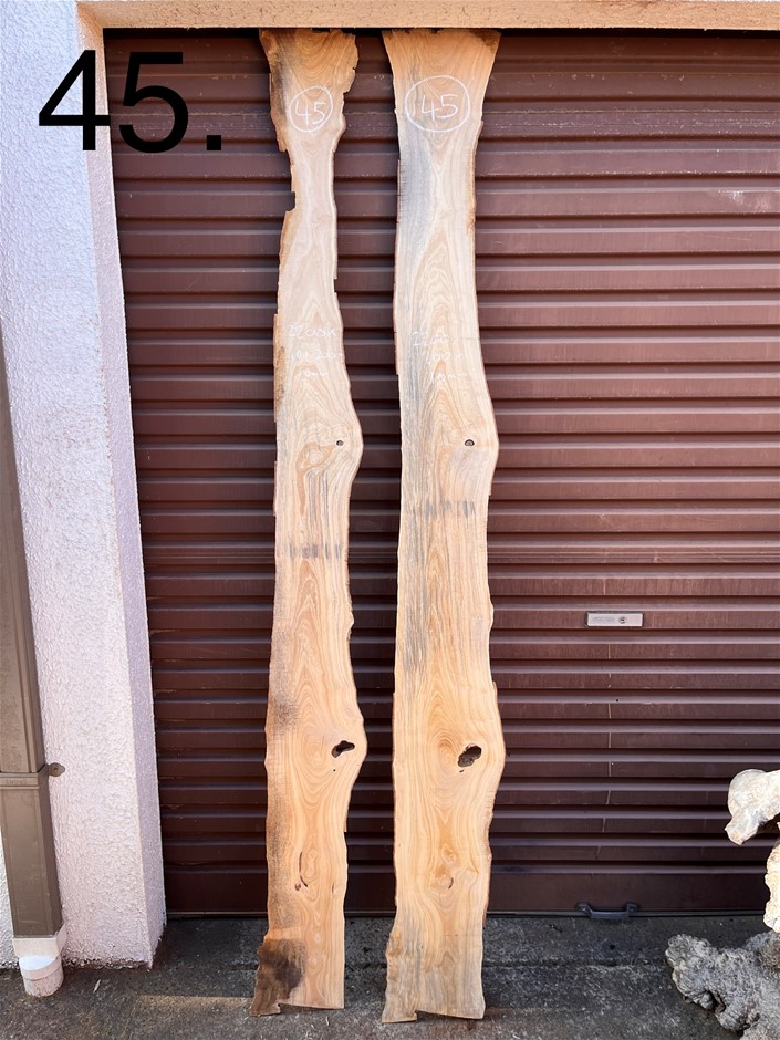 2 x Timber Slab pack - Desert Ash Auction (0045-5053530) | Grays Australia