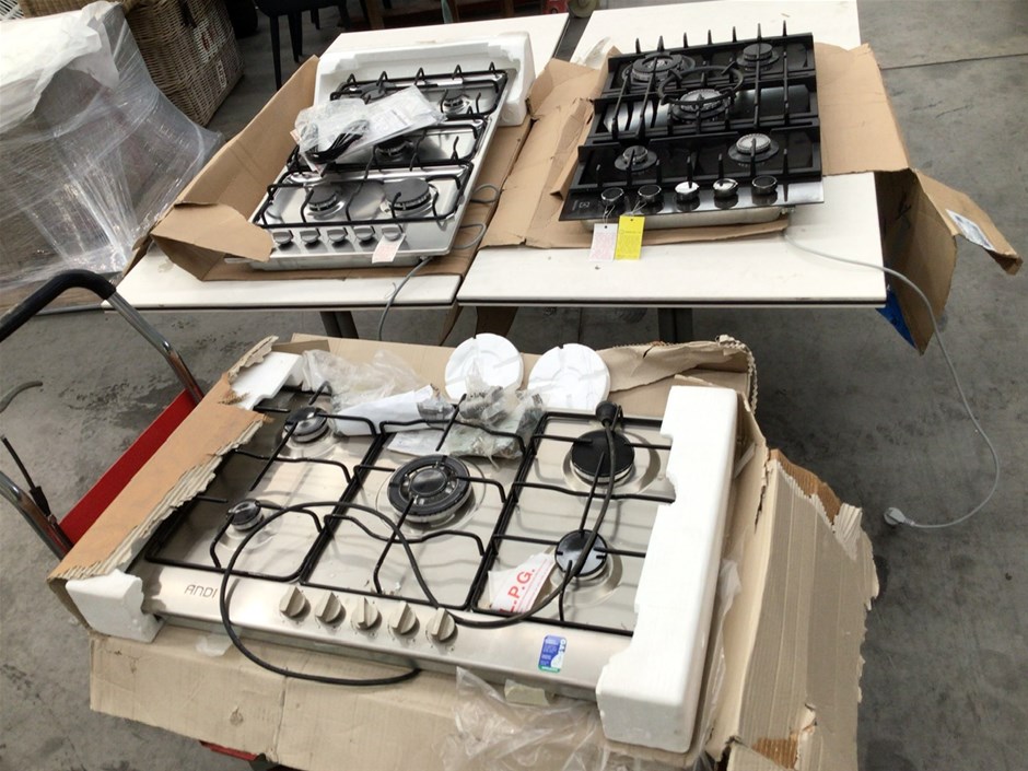 3 x Assorted Gas Cooktops Auction (0004-3026251) | Grays Australia
