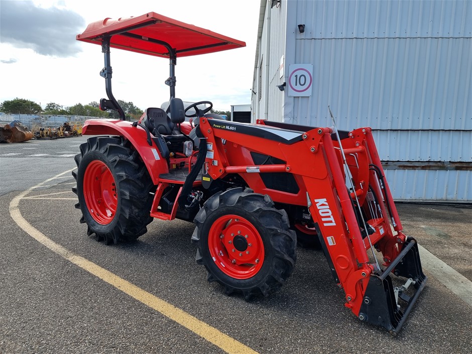 2020 Kioti RX7030 Tractor with Front End Loader Attachment Auction ...