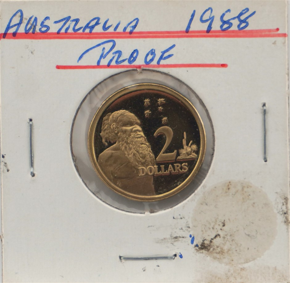 1988 Proof Two Dollar Coins, Auction (0008-2554301) | Grays Australia