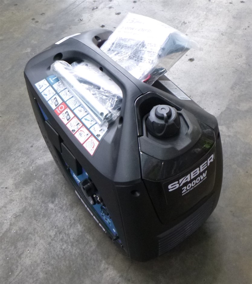 Saber SABSPG2000W Portable Inverter Generator Auction (0002-5053356 ...