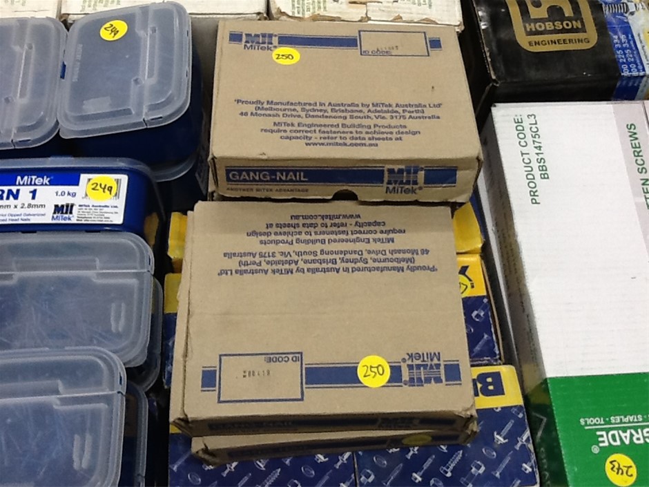 MiTek IWB Box of 100: Internal Wall Bracket, , bid price per box ...