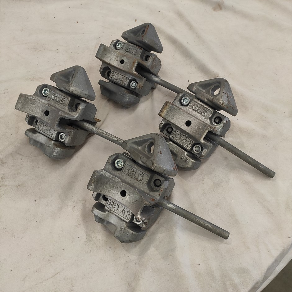 4x GLS BD-A2 Container Stacking Locks Auction (0028-9043889) | Grays ...