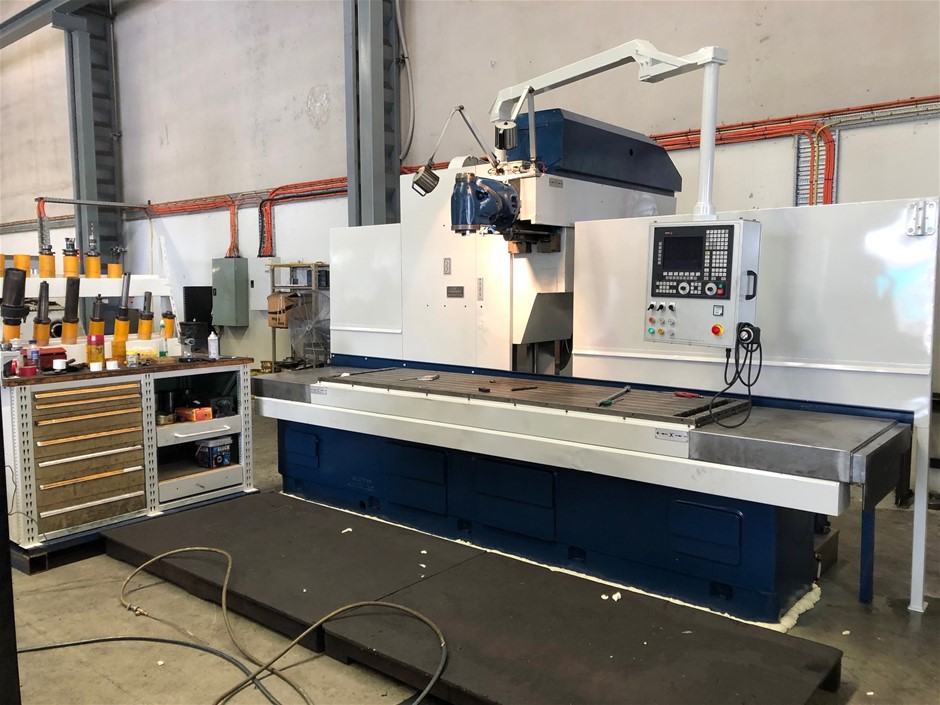 Sachman RP3 CNC Bed Type Milling Machine BT 50 Auction (0001-7046392 ...