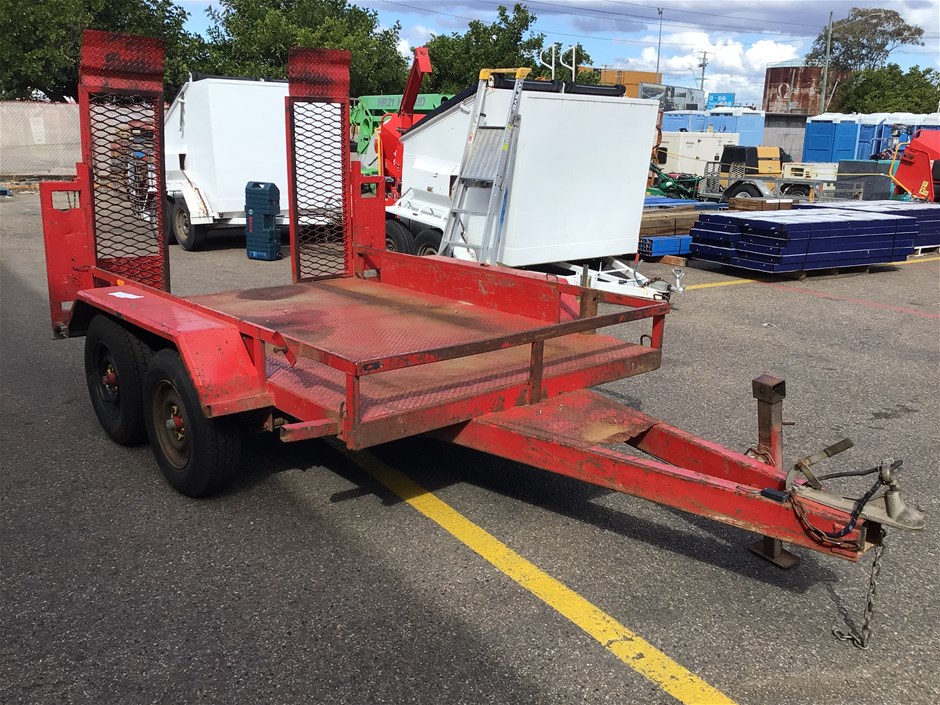 2015 ASPINALL TRAILERS E4 26-17 Tandem Beavertail Trailer Auction (0014 ...