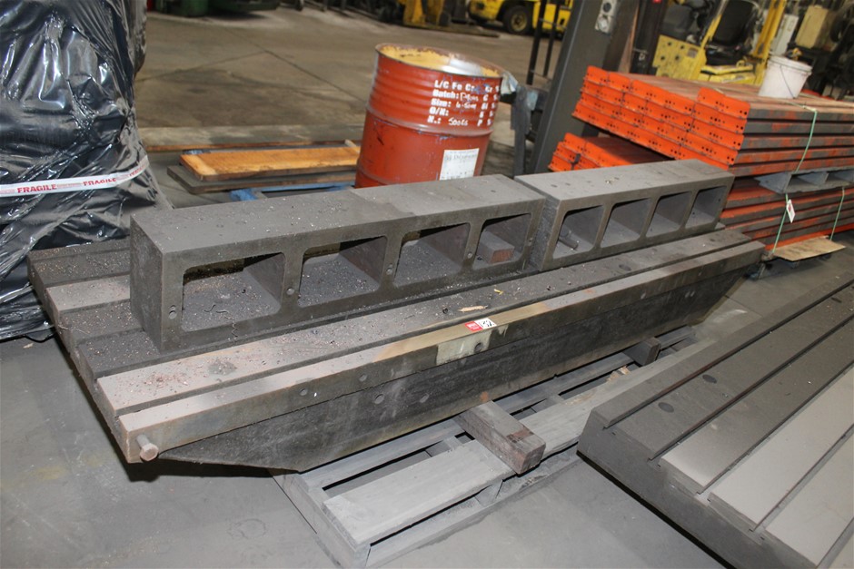 Solid Cast Iron Machine Table Auction (0132-5053686) | Grays Australia