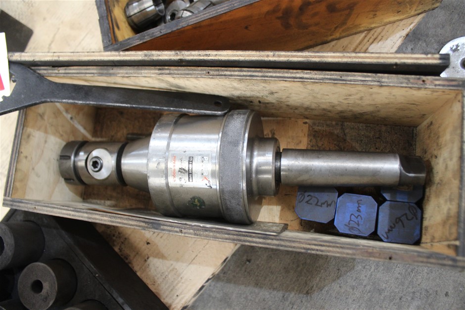 Piper Tapping Chuck With Collects with Timber case Auction (0812 ...